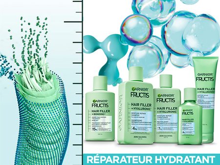 Fructis Hair Filler: Traîtement des Cheveux Abîmés - Garnier Canada