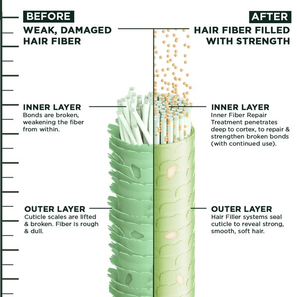 Fructis Hair Filler Bonding Pre-Shampoo Treatment - Garnier