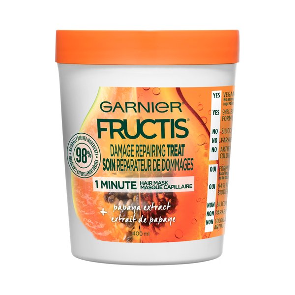 Fructis Treat: 98% Natural Ingredients for Hungry Hair Needs