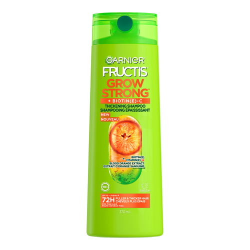 Fructis Grow Strong Shampoo for Fine Hair - 370ml - Garnier