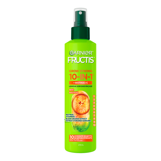 Grow Strong 10-in-1 Thickening Hairspray for Fine Hair - Garnier