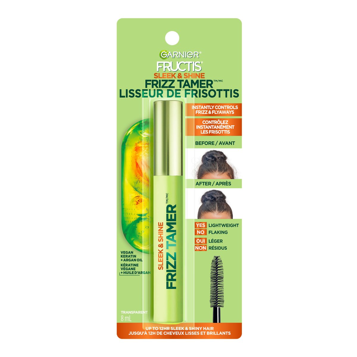 Sleek & Shine Frizz Tamer - Style Baby Hair - Garnier Fructis