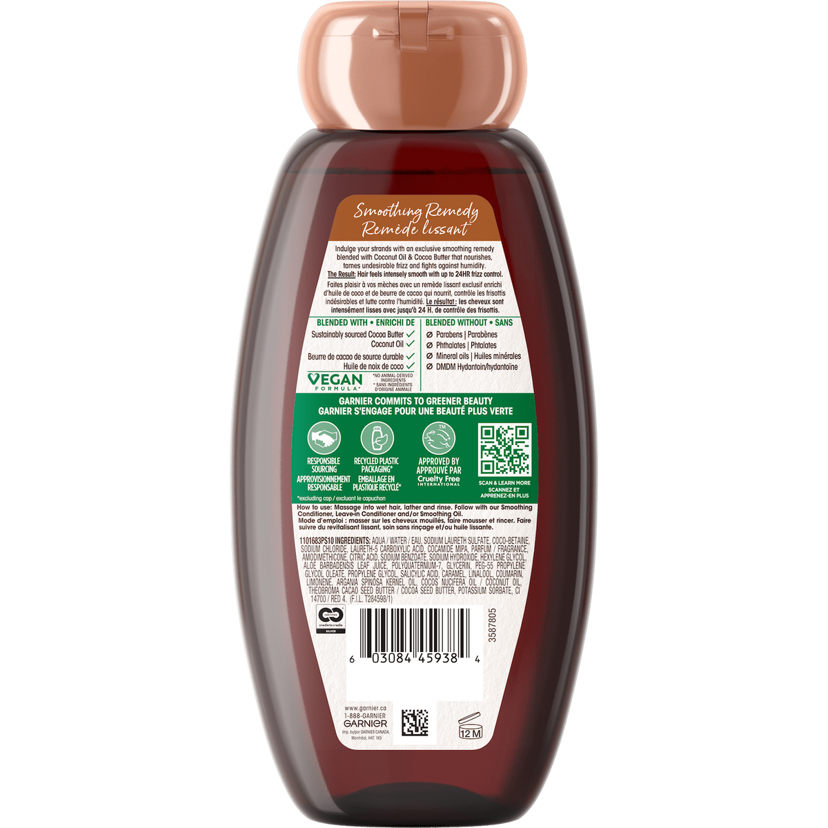 Whole Blends - Coconut Cocoa Butter Shampoo 370 ml - Garnier