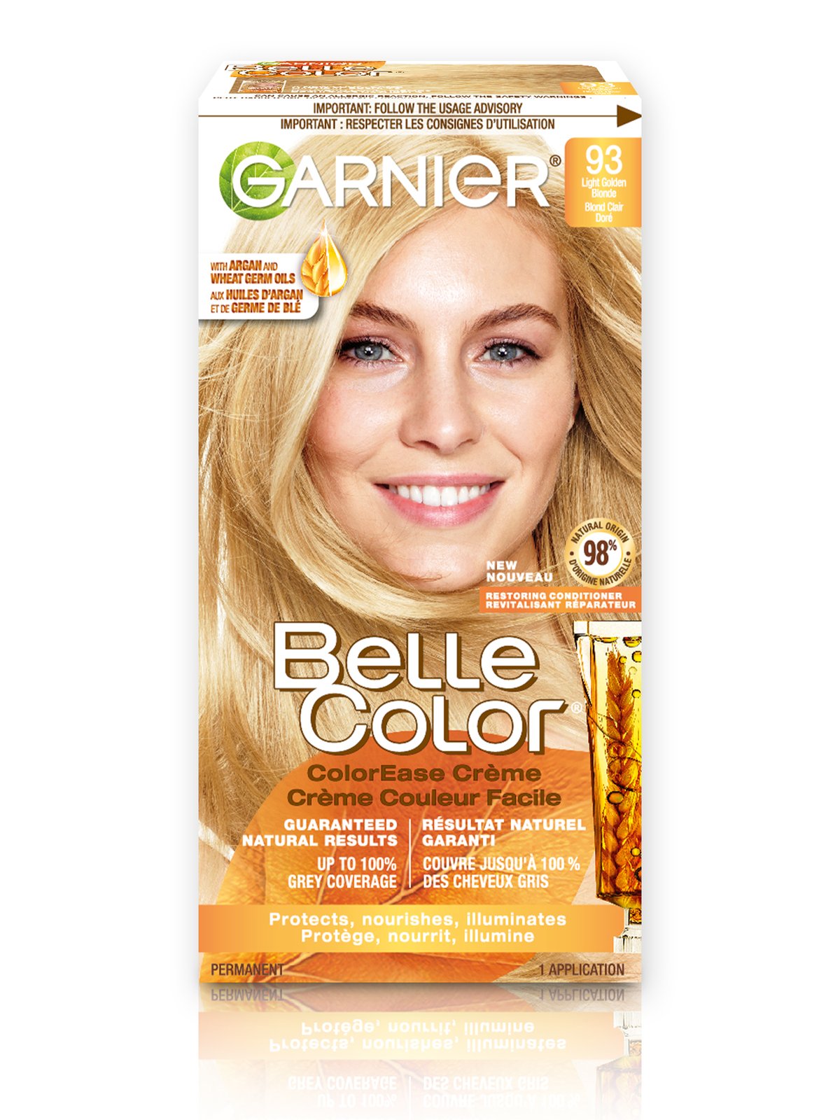 Belle Color - 93 Light Golden Blonde Hair Dye - Garnier Canada