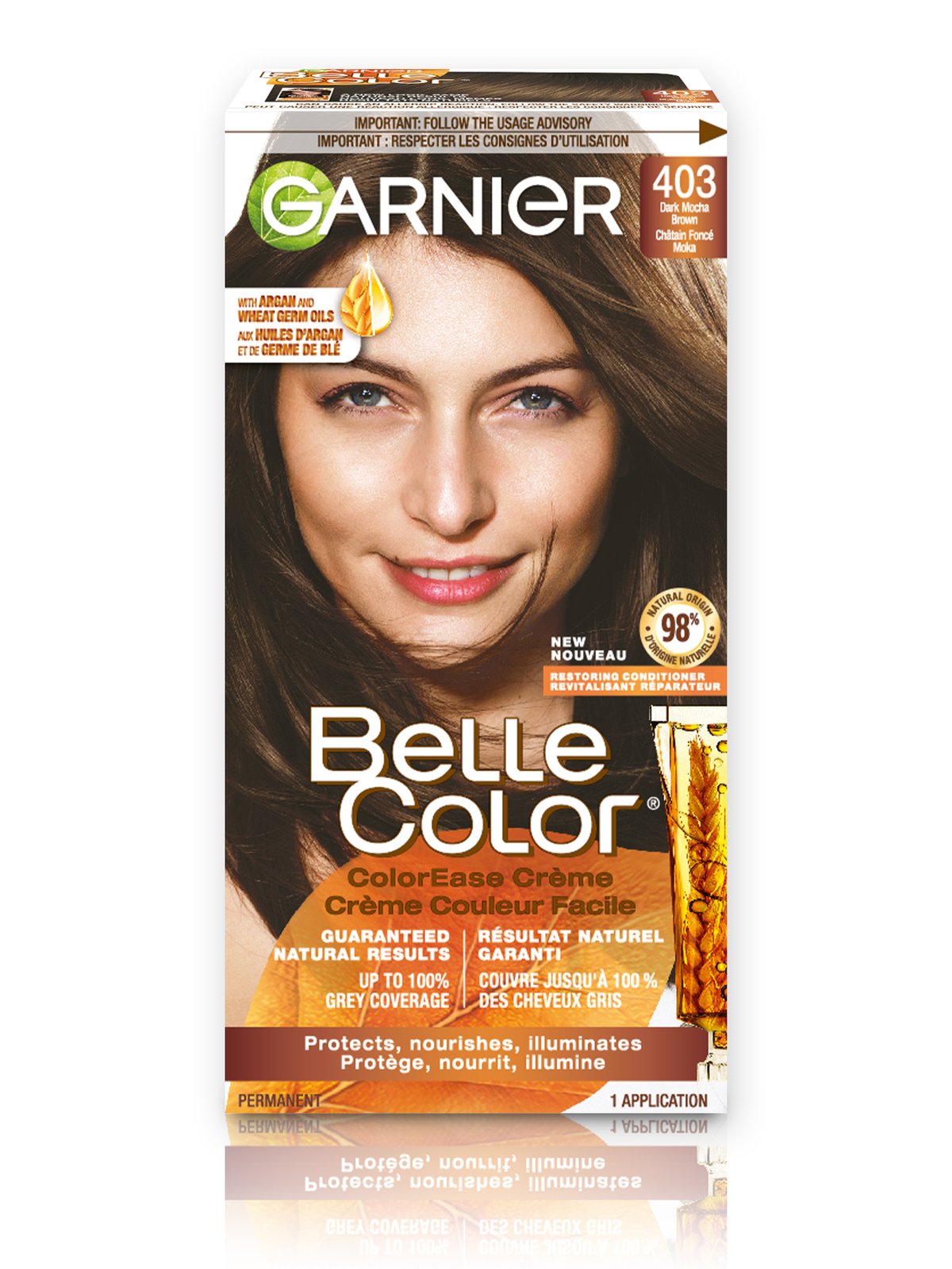 Belle Color - 403 Dark Mocha Brown Hair Dye - Garnier Canada