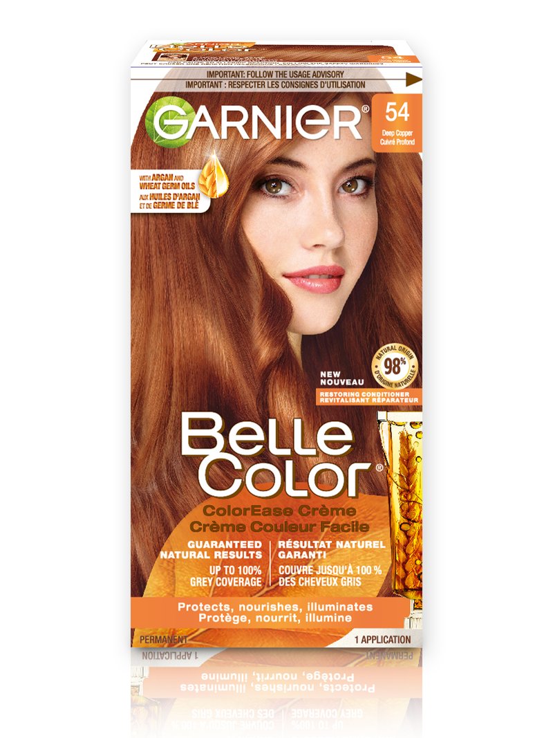 Permanent Hair Color - 54 Deep Copper - Garnier Belle Color