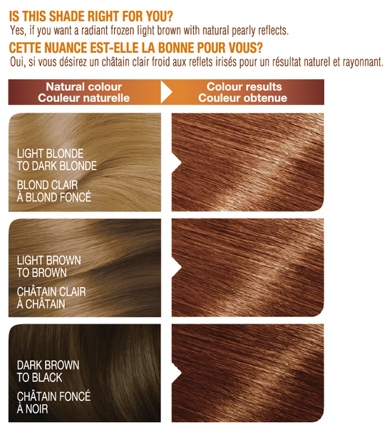 Belle Color - 632 Light Chestnut Brown Hair Dye - Garnier CA