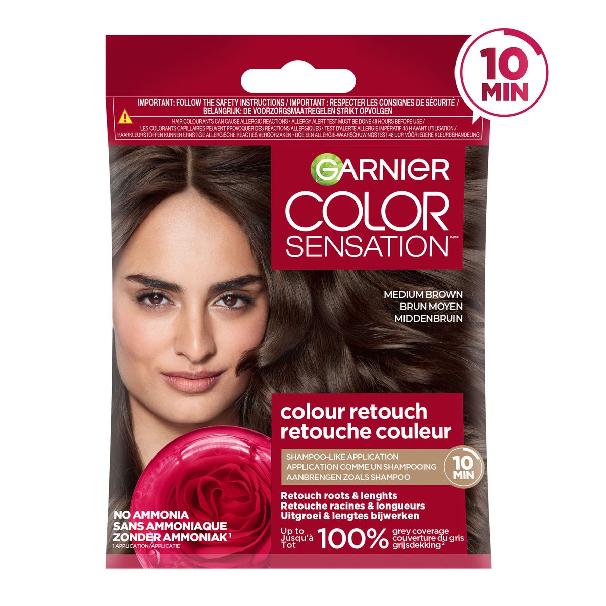 Color Sensation Retouche Couleur 4.0 Brun Moyen - Garnier CA
