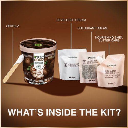 Good 5.0 Coffee Brown: Rich Hair Colour with Shea Care | Garnier