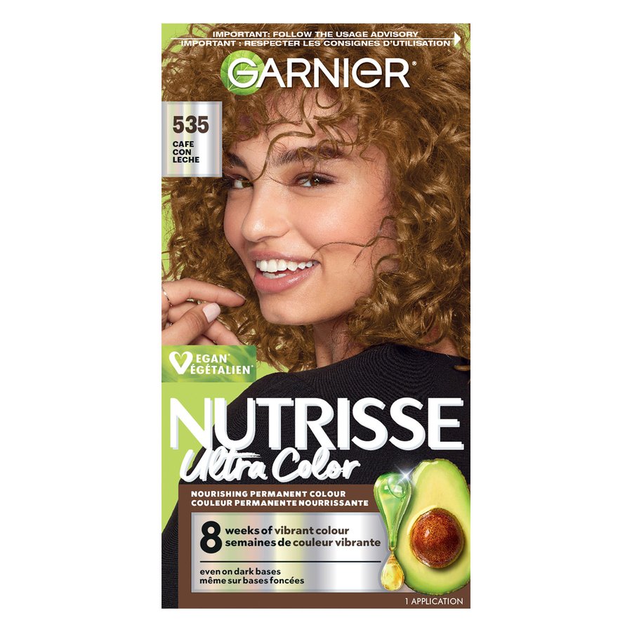 Hair Colour: Garnier Nutrisse Ultra Color 535 Cafe Con Leche