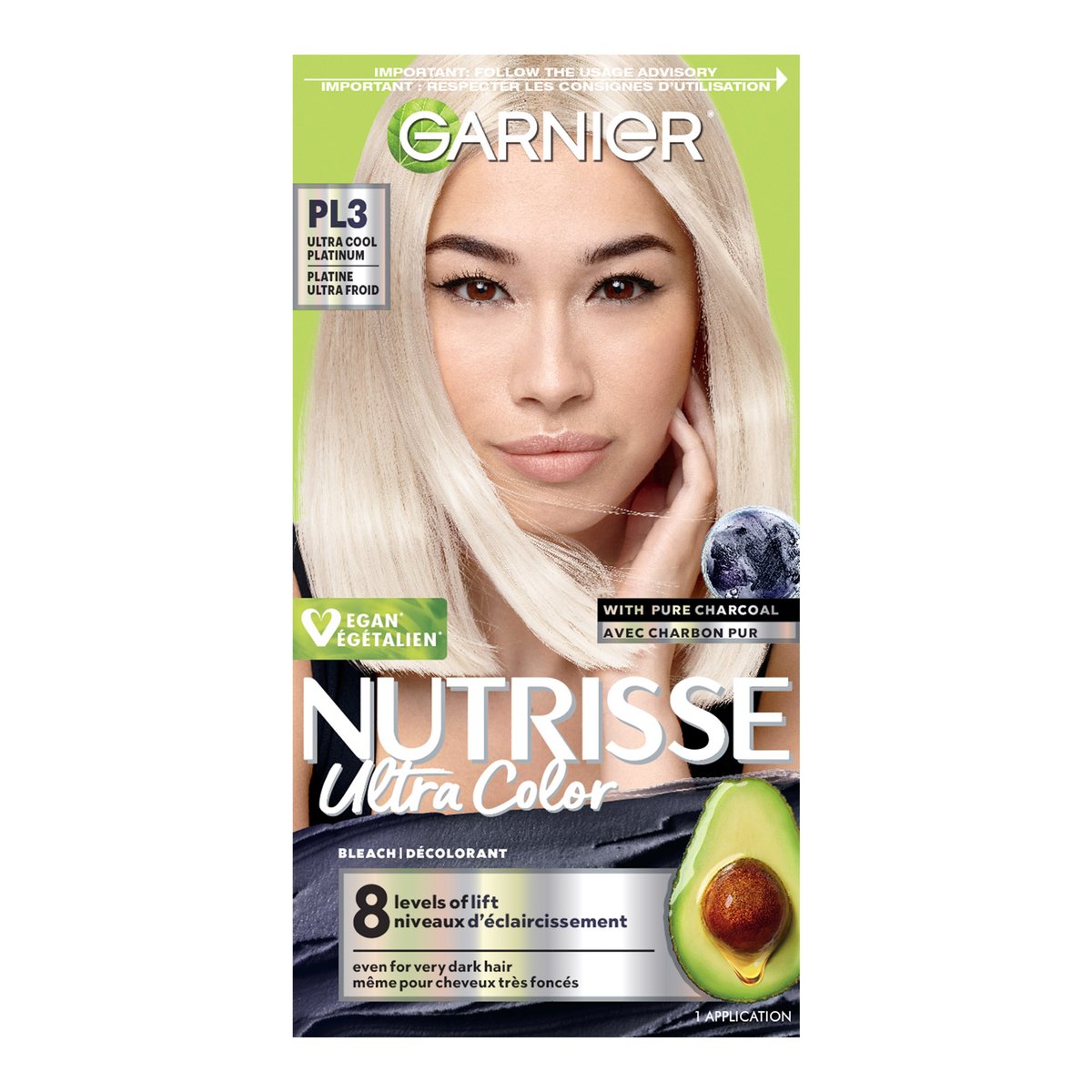 Garnier Nutrisse Ultra Color Bleach PL3 Ultra Cool Platinum