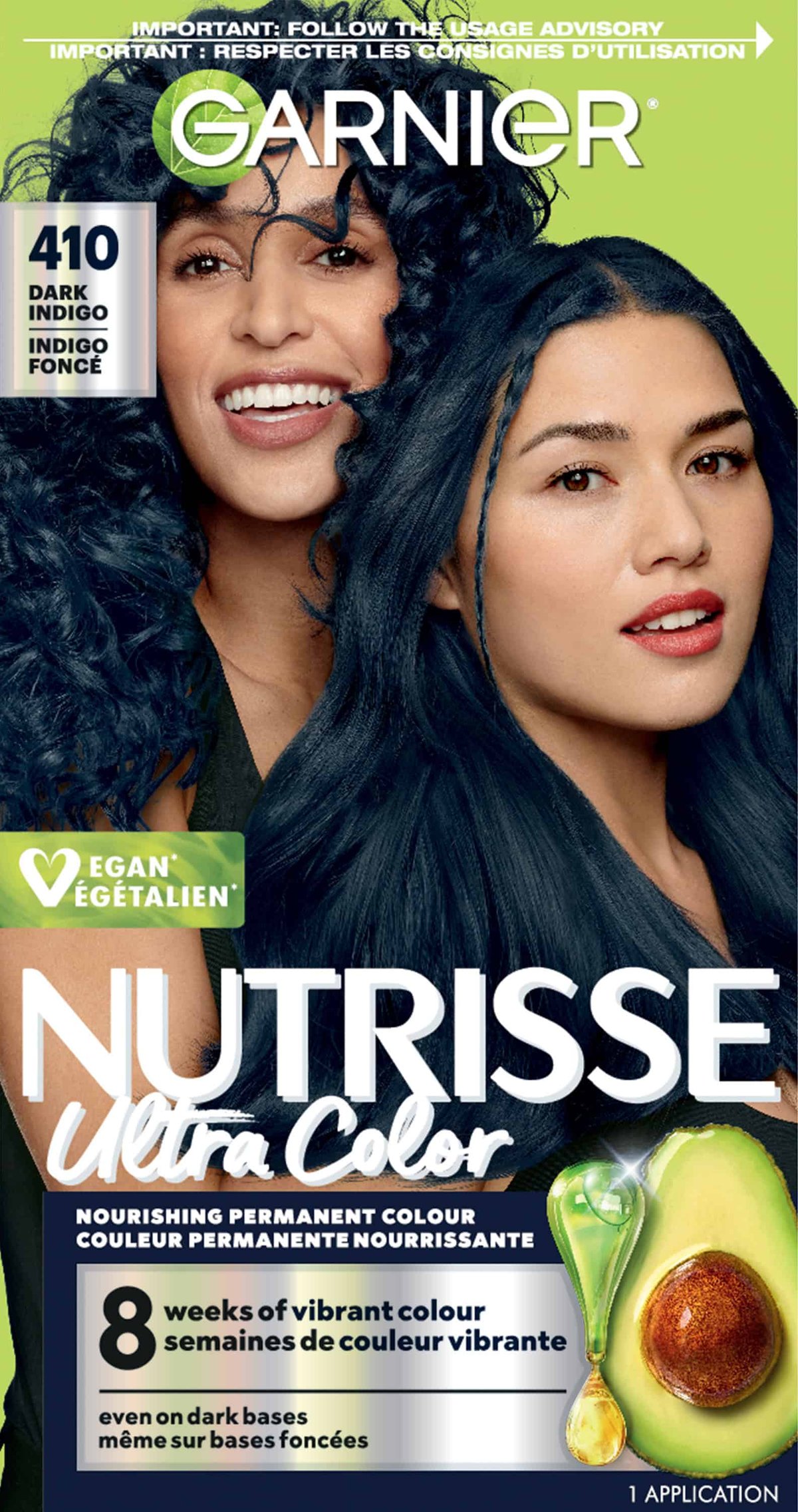Nutrisse Ultra Color - Permanent Hair Dye - 410 Dark Indingo