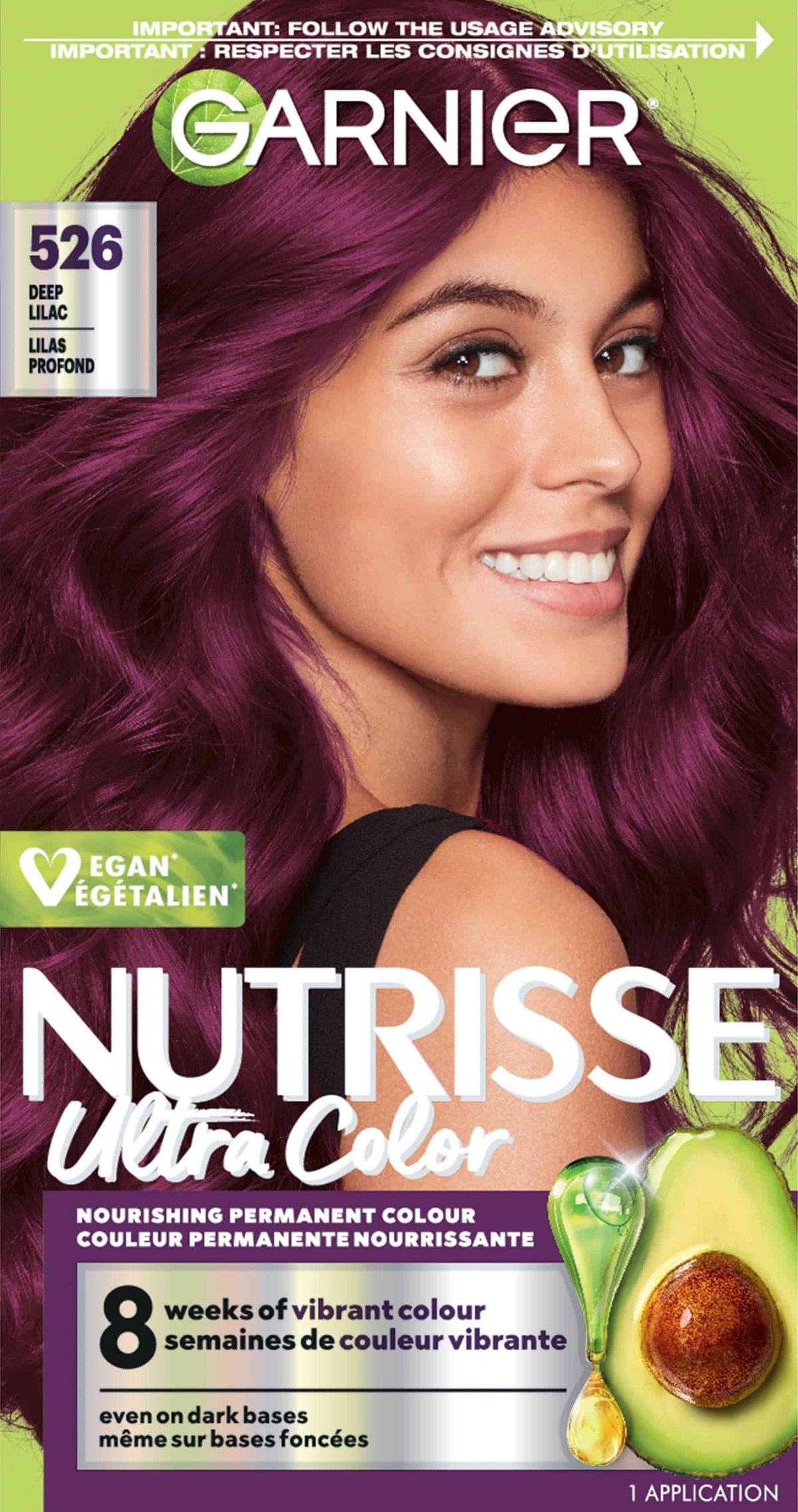 Nutrisse Ultra Color - Permanent Hair Dye - 526 Deep Lilac