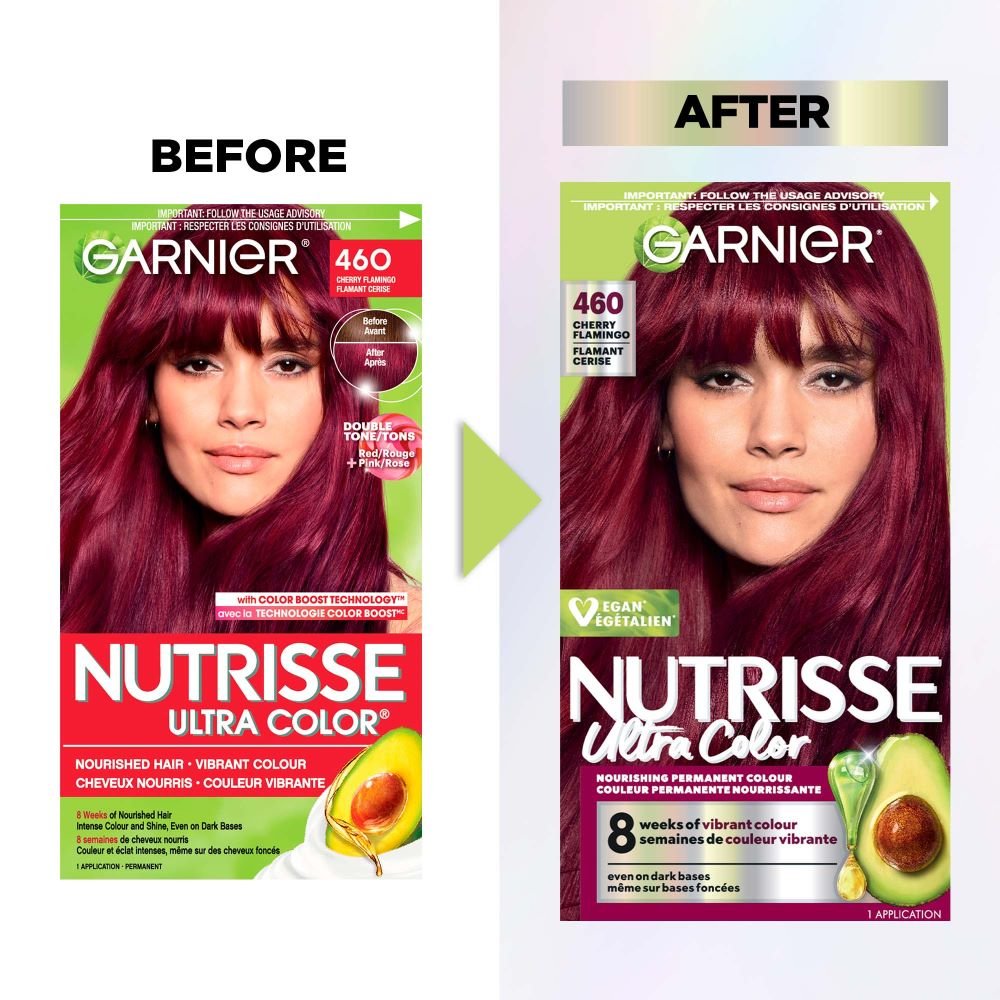 Nutrisse Ultra Color - Permanent Hair Dye - 460 Cherry Flamingo