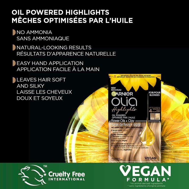 Olia Highligths Blondes - No ammonia hair colour - Garnier CA