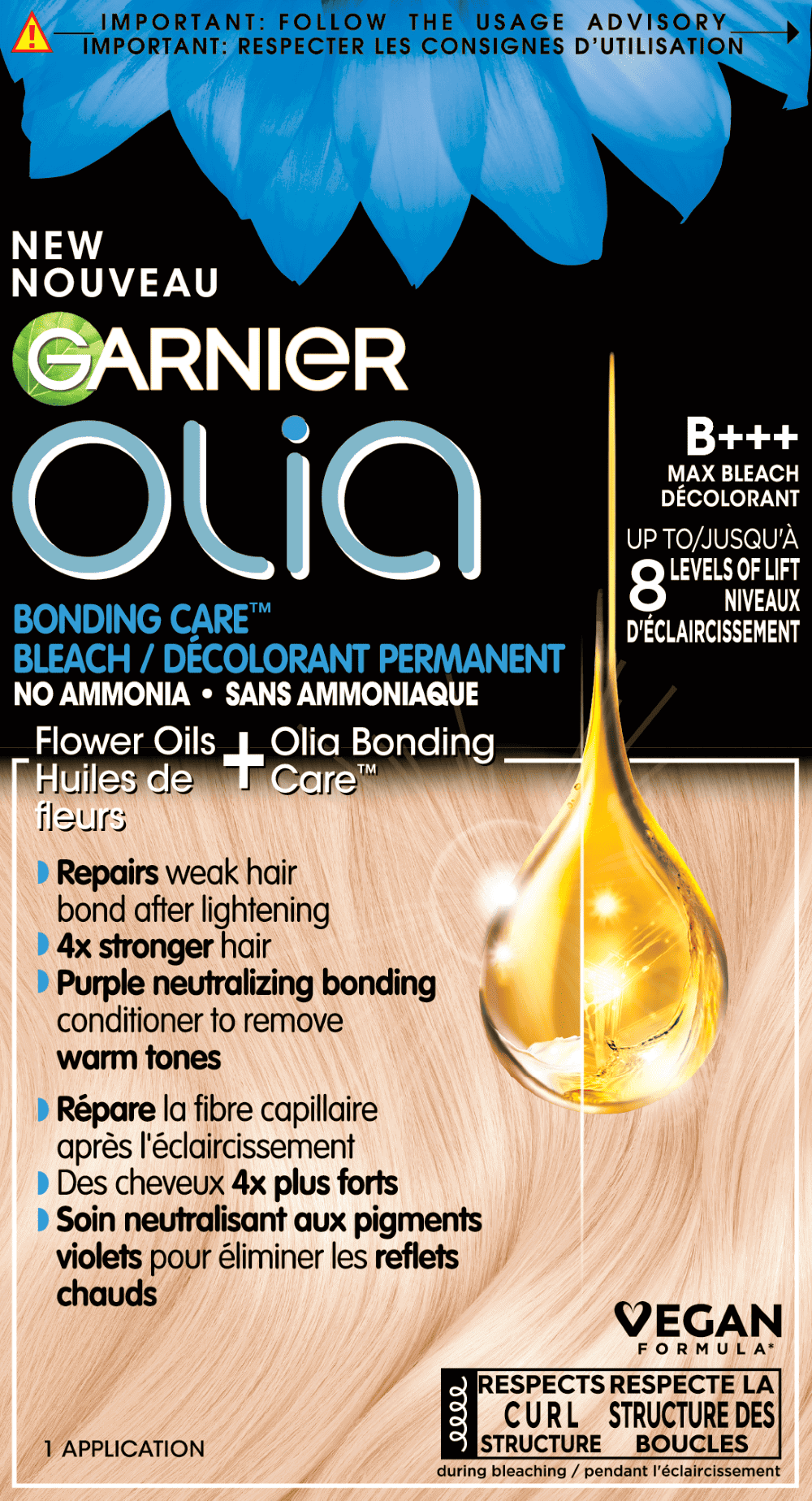 B+++ Max Bleach - Luminous Long-Lasting Blond - Garnier Olia