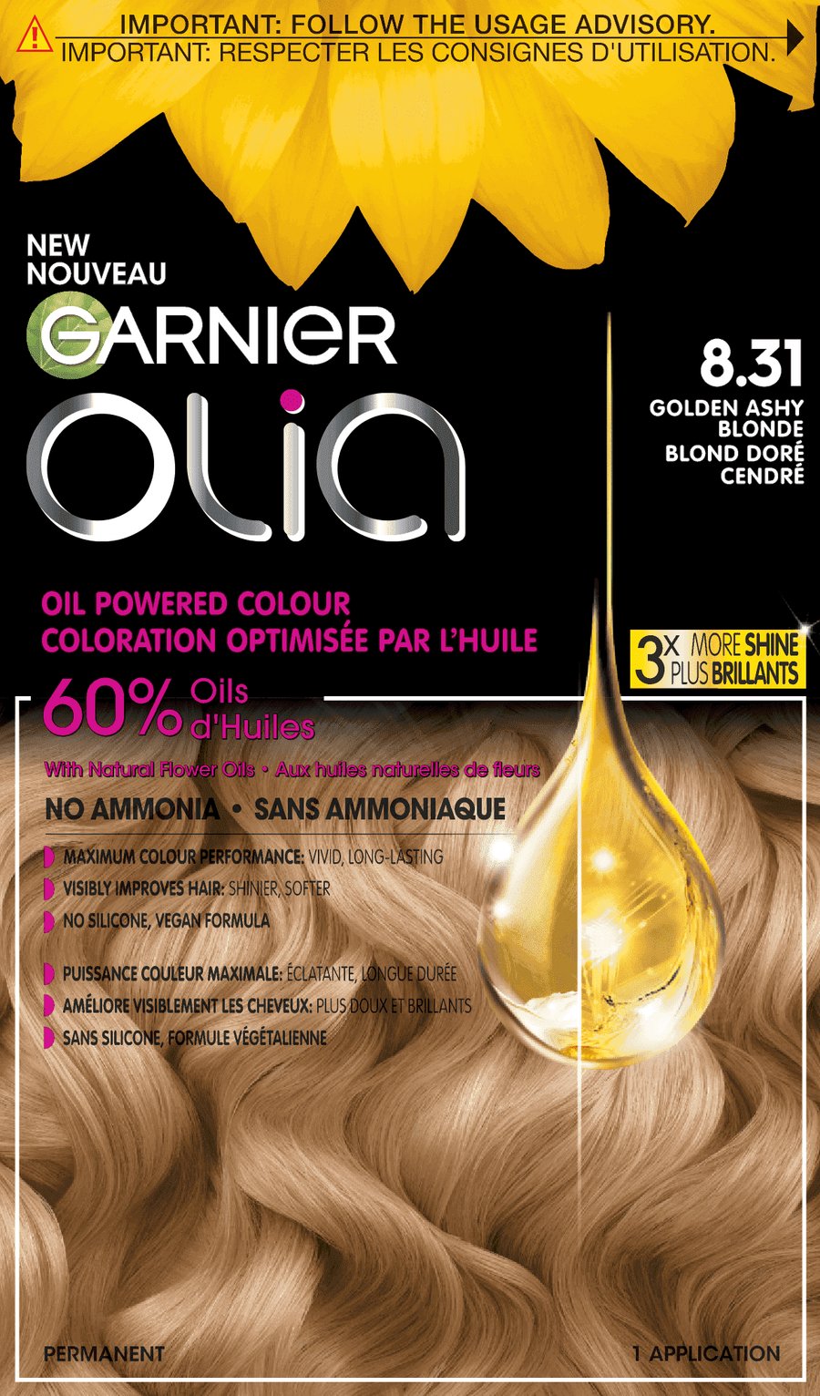Olia - 8.31 Golden Ashy Blonde