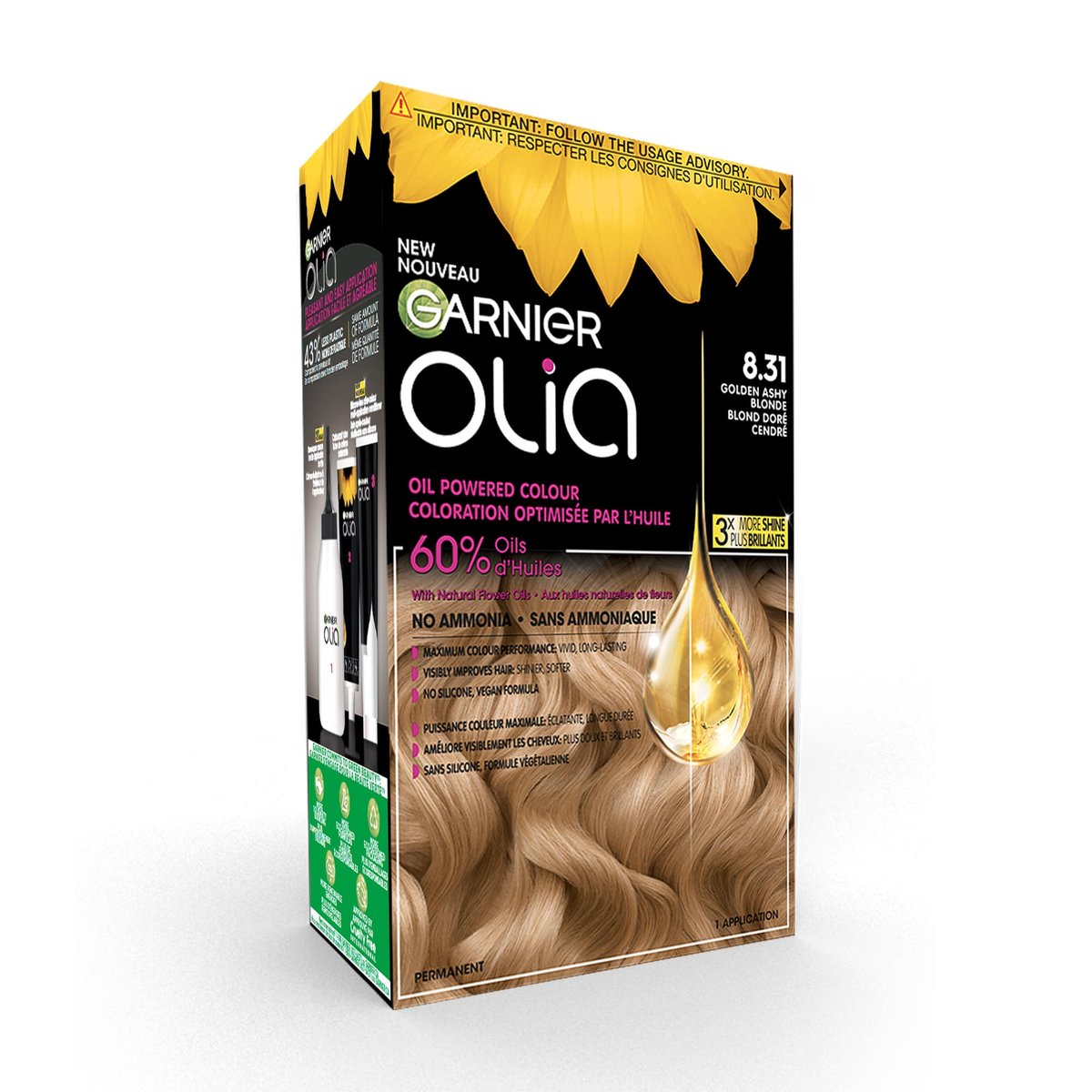Olia - 8.31 Golden Ashy Blonde