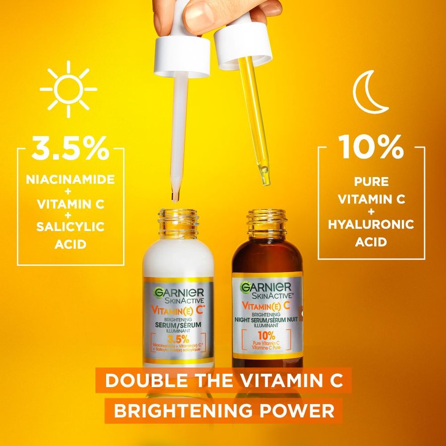 SkinActive Vitamin-C Night Serum for Brighter Skin - Garnier