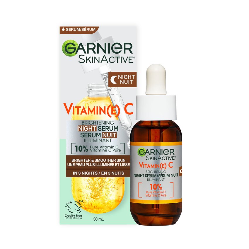 SkinActive Vitamin-C Night Serum for Brighter Skin - Garnier