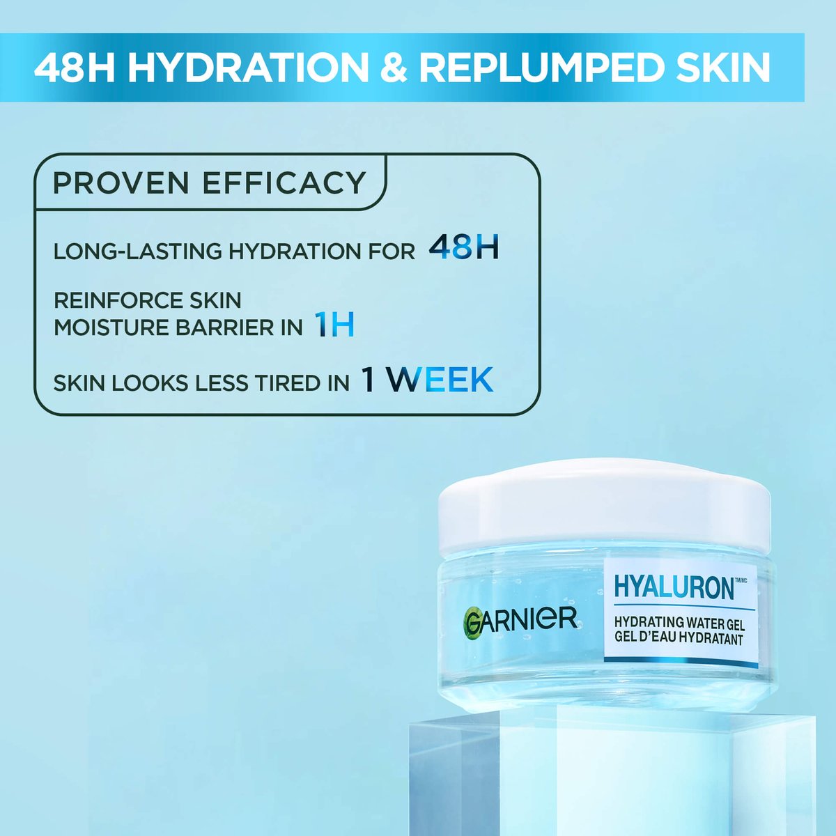 Hyaluron Barrier Repair Water Gel- Garnier Canada