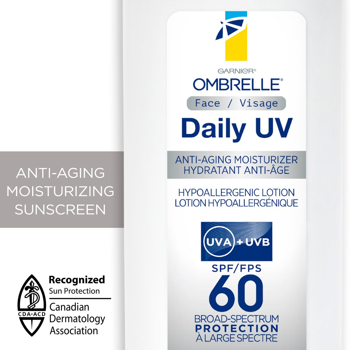 Facial Sunscreen Lotion SPF 60 - Ombrelle - Garnier Canada