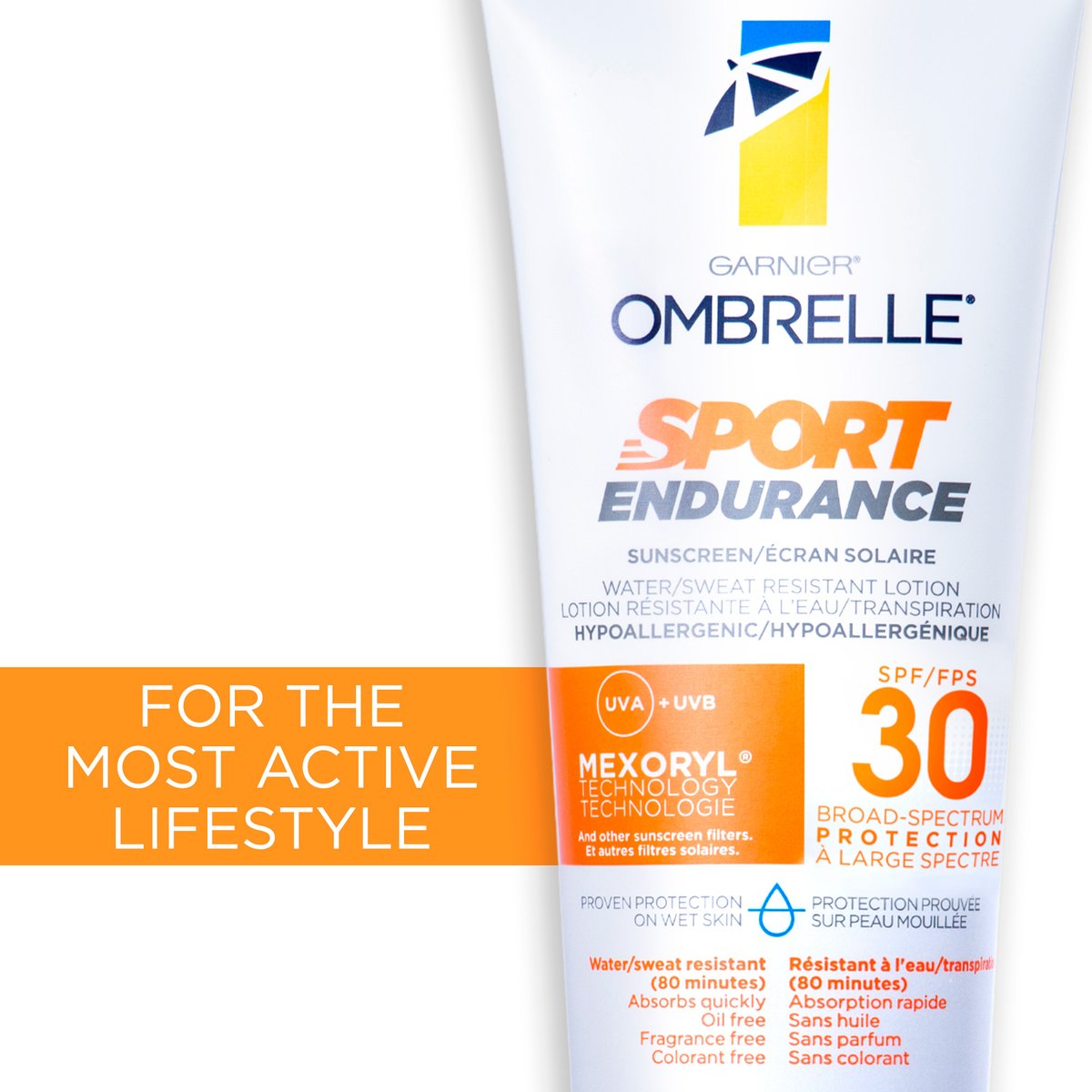 Ombrelle Sport Endurance - Sunscreen Lotion SPF 30 - Garnier