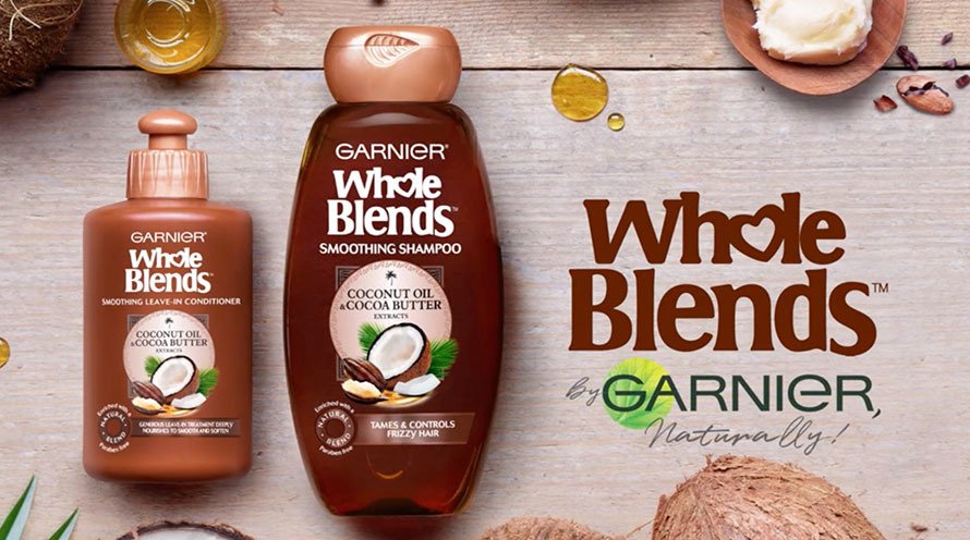 Whole Blends Coconut Oil & Cocoa Butter - Frizzy Hair Care - Garnier