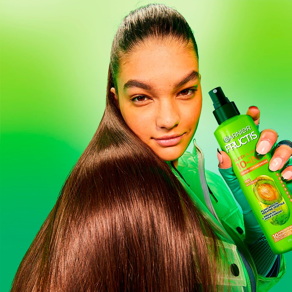 Fructis Sleek & Shine - 10-In-1 Leave-In Spray - Garnier CA