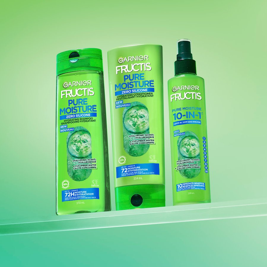 Fructis Pure Moisture - 10-in-1 Leave-In Spray - Garnier CA