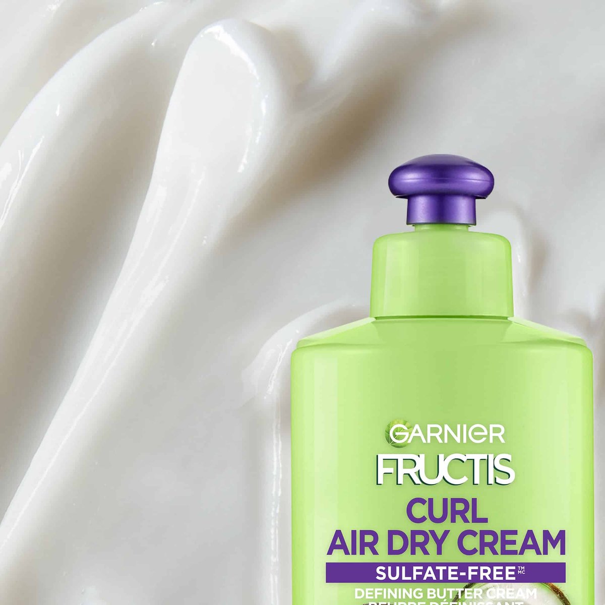 Curl Air Dry Cream Sulfate-Free Defining Butter Cream | Garnier