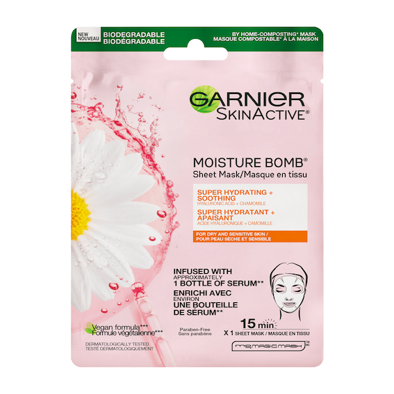 Moisture Bomb Hydrating Face Mask with Chamomile - Garnier