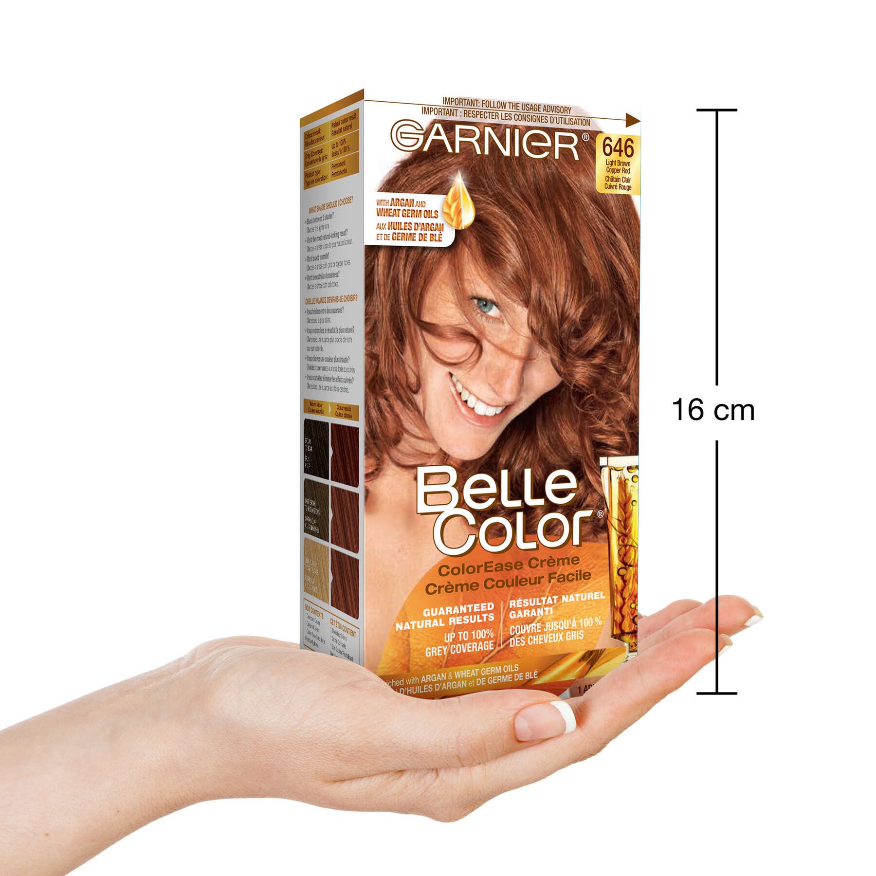 646 Light Brown Copper Red | Garnier Belle Color