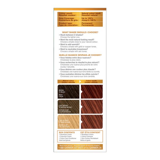 646 Light Brown Copper Red | Garnier Belle Color