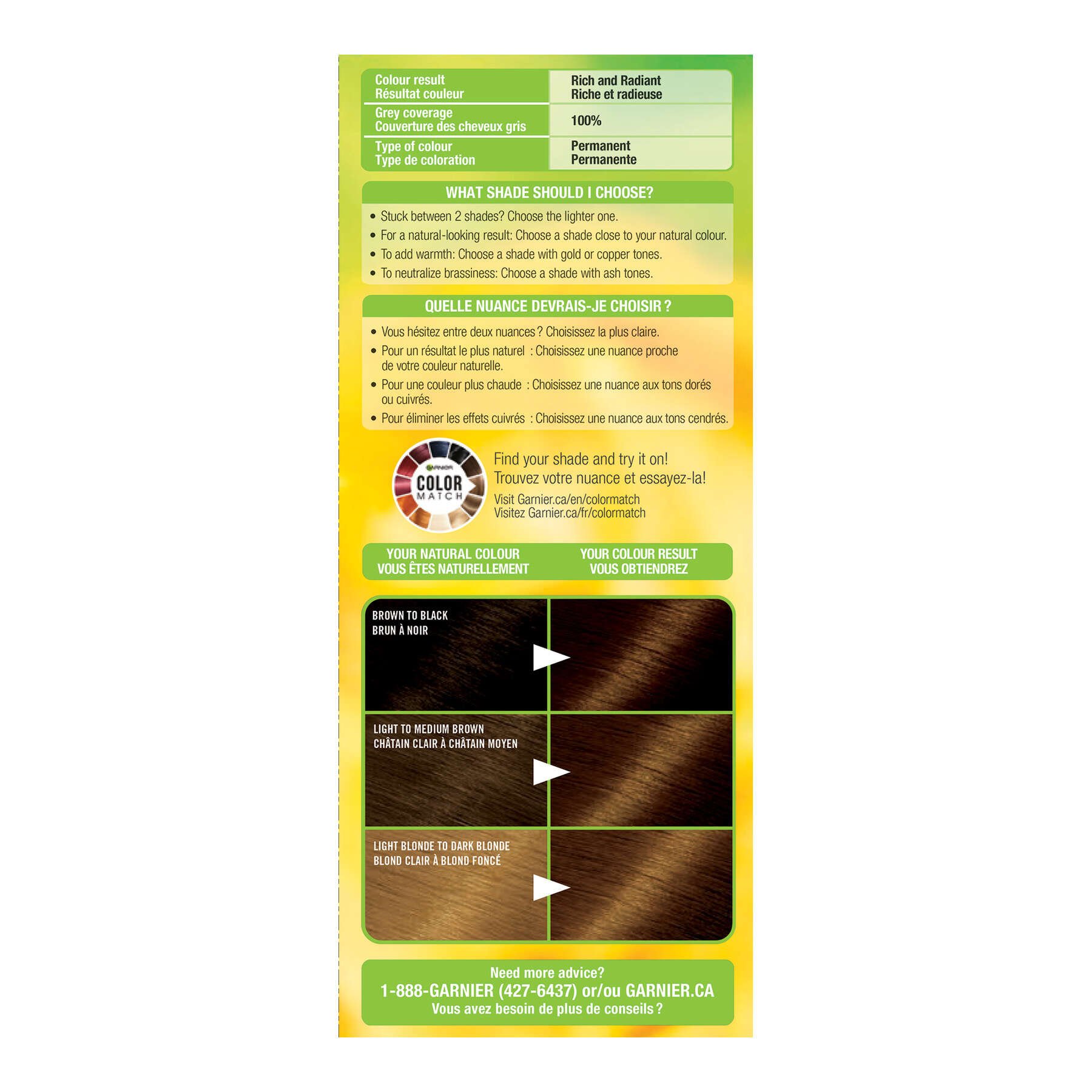 53 Medium Golden Brown | Garnier Nutrisse Cream