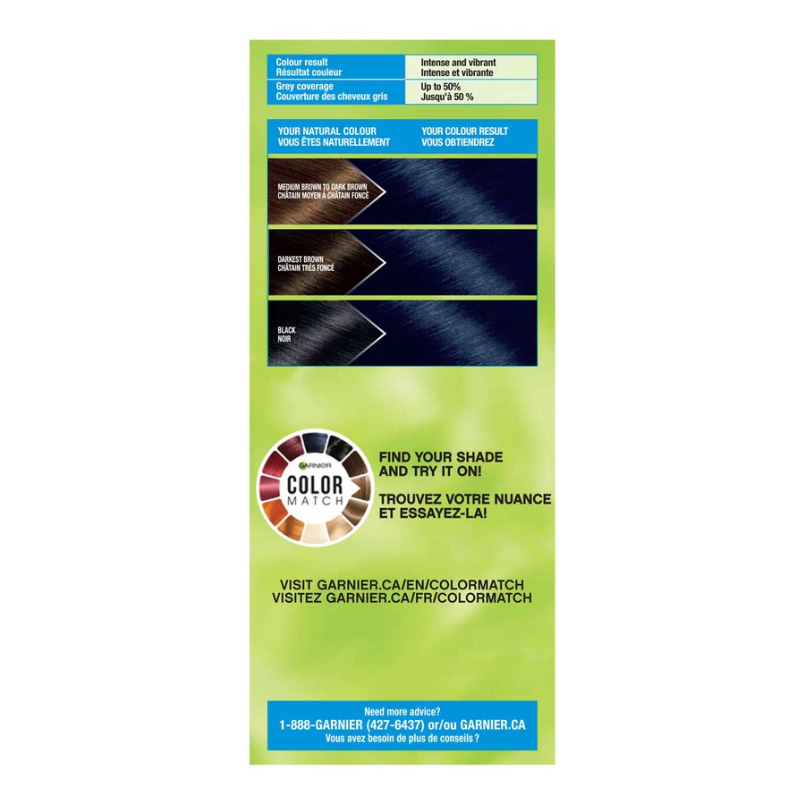 Nutrisse Ultra Color 310 Darkest Blue: Vibrant Hair Colour | Garnier