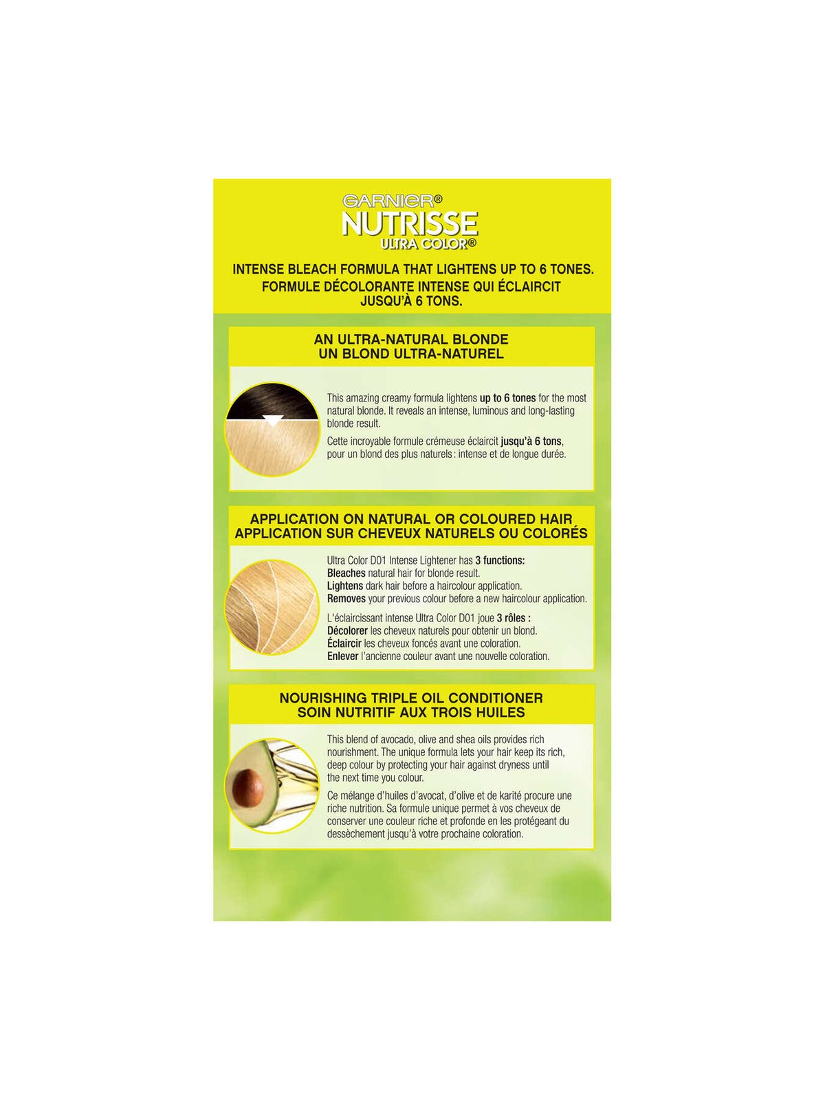 Nutrisse Ultra Color - D01 Intense Bleach - Garnier Canada