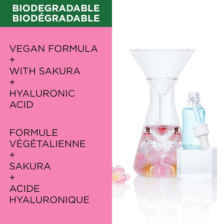 Moisture Bomb - Sakura & HA Hydrating Sheet Mask - Garnier