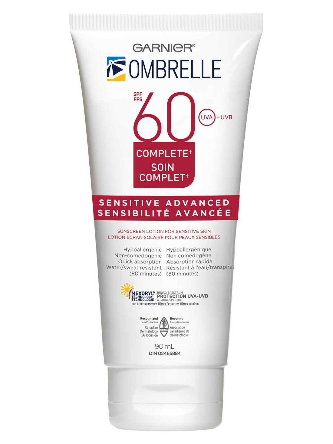 Ombrelle Dry Touch Sunscreen Lotion for Sensitive Skin - SPF 60