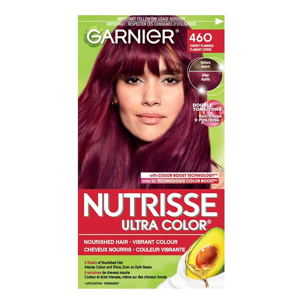 Nutrisse Permanent Hair Colour 460 Cherry Flamingo - Garnier