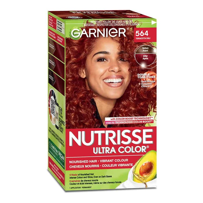 Nutrisse Permanent Hair Colour 564 Terracotta Chili - Garnier