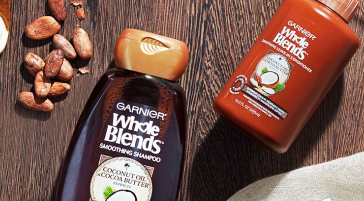 Whole Blends Coconut Oil & Cocoa Butter - Frizzy Hair Care - Garnier